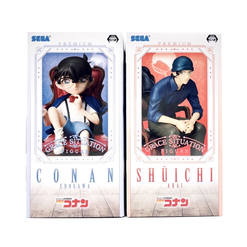 [ Detective Conan / ยอดนักสืบจิ๋วโคนัน ] ฟิกเกอร์ โมเดล SEGA Chair set ...