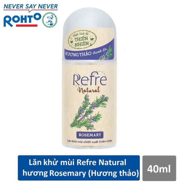 Refre Natural Deodorant ( โรสแมรี ่ ) | Shopee Thailand