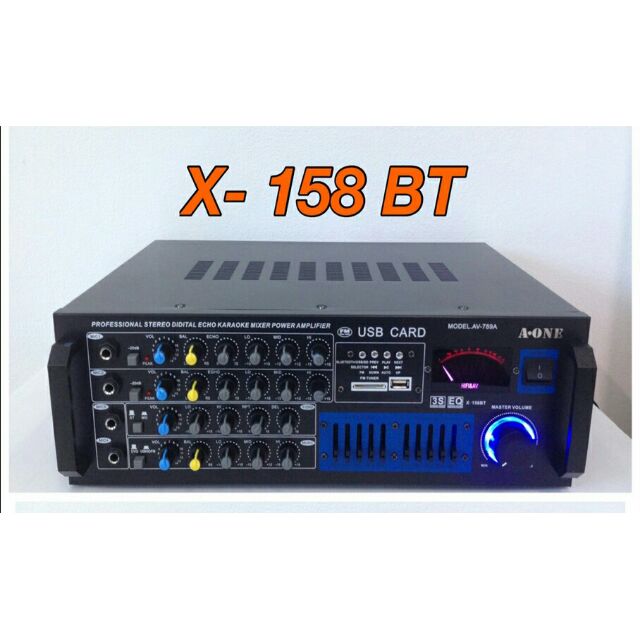 A-ONE แอมป์ขยาย 150Wx2 RMS รองรับ USB SD Card player and digital FM ...