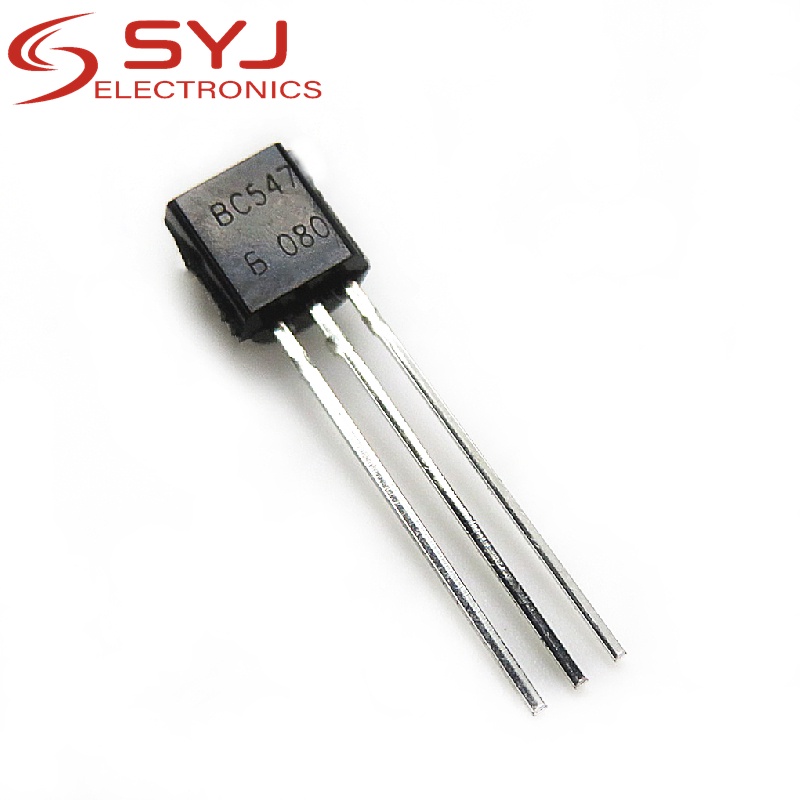 BC547B BC547 TO-92 ทรานซิสเตอร์แบบไบโพลาร์ - BJT NPN 45V 100mA HFE / 45 จำนวน 100 ชิ้น / ชุด ...