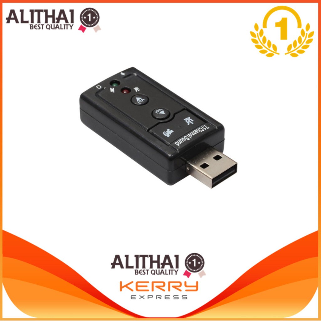 buybuytech USB 2.0 3D Virtual 12Mbps External 7.1 Channel Audio Sound Card Adapter DH | Shopee ...