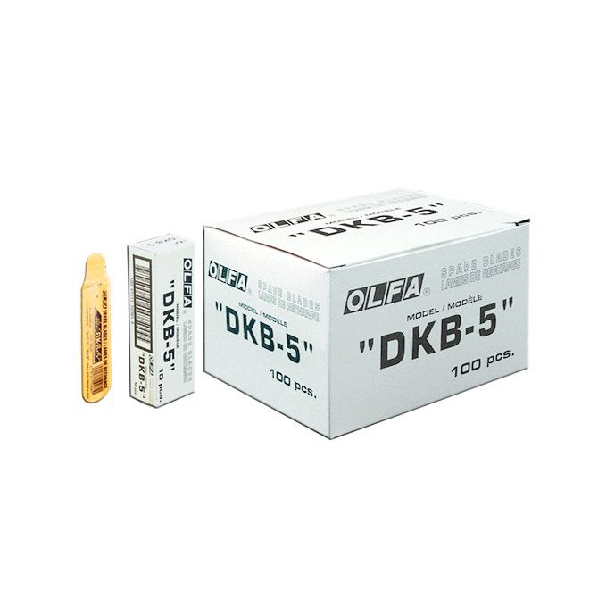 ใบมีดคัตเตอร์ OLFA DKB-5 ขนาด 9 มม.เฉียง 30 องศา (หลอด5ใบ) | Shopee Thailand