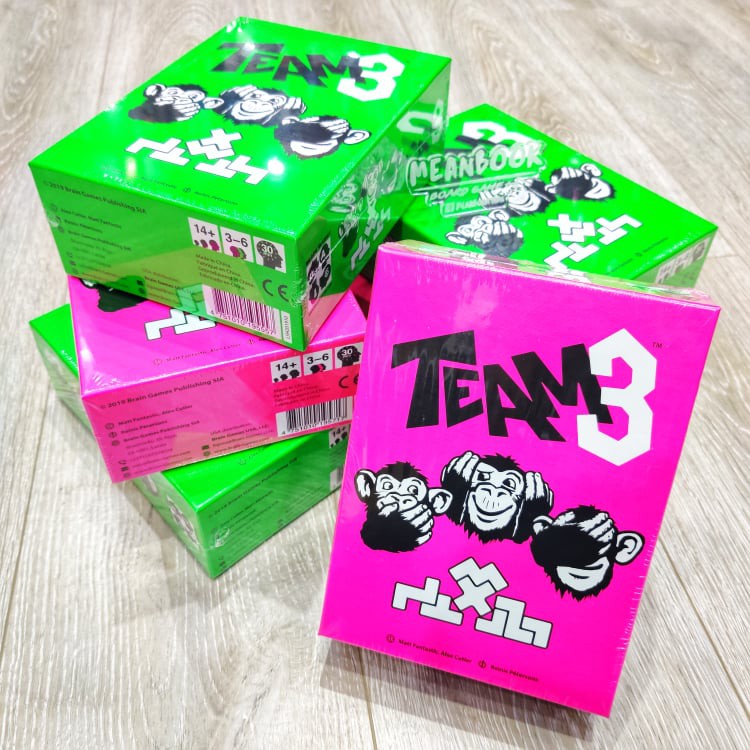Team3 (ชมพู/เขียว) Team 3 Board Game | Shopee Thailand