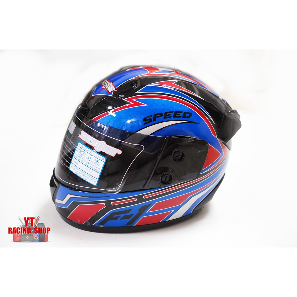หมวกกันน็อค Space Crown รุ่น Fighter STK หมวกกันน็อคเต็มใบ | Shopee ...