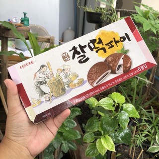 🥰พร้อมส่ง🥰ขนมซัลต๊อกพาย (Chaltteok Pie) 찰떡파이 แป้งต๊อกเคลือบช็อกโกแลต ...