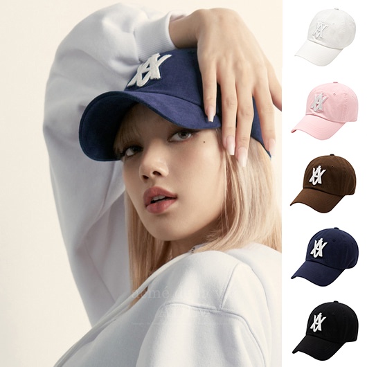 [ADLV LISA] A LOGO EMBLEM CHAIN EMBOSSING PATCH BALL CAP | Shopee Thailand