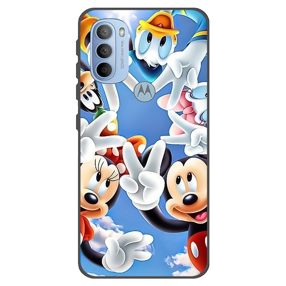 2 IN 1 เคส Moto G31 พร้อมกระจกนิรภัยกันรอยหน้าจอโค้ง เซรามิค ดีไซน์สติ ...