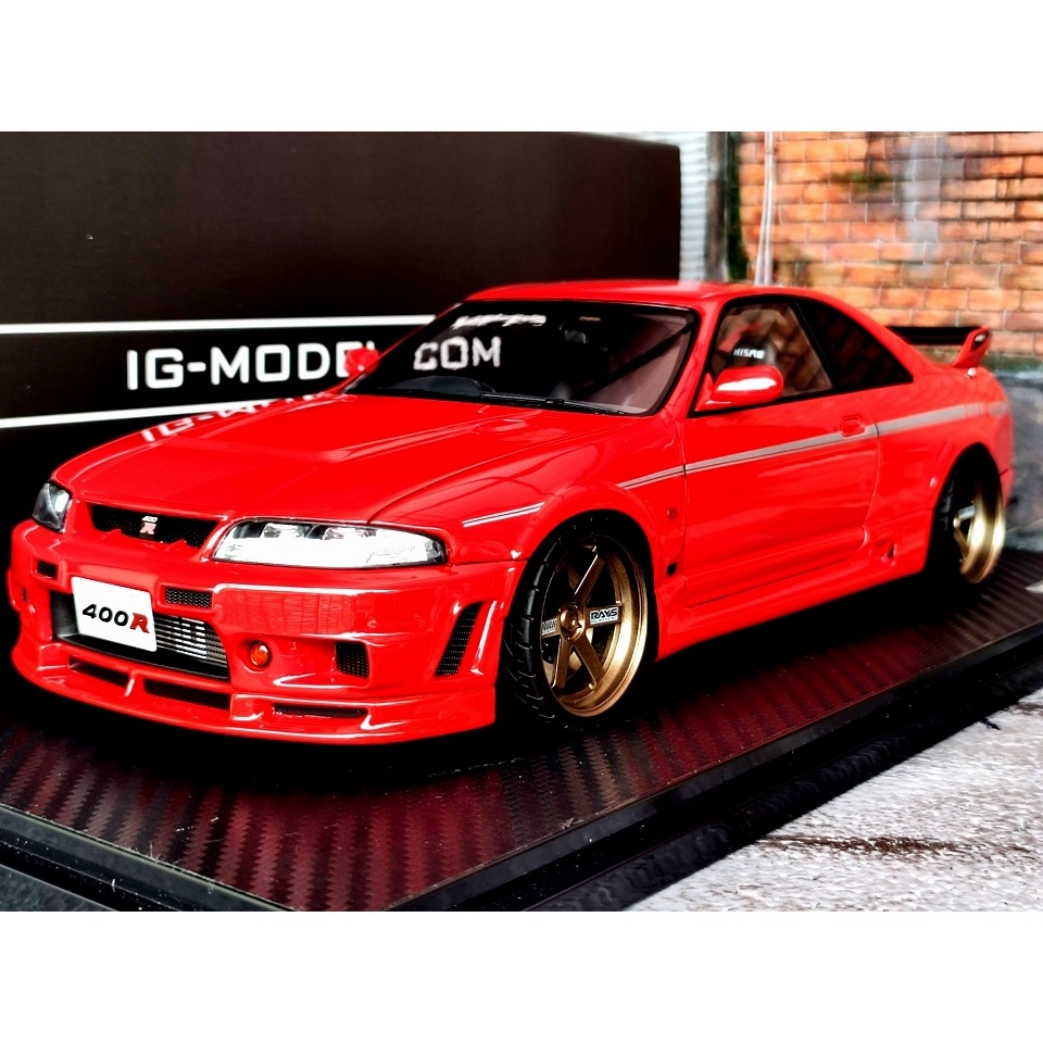 โมเดลรถR33 1/18 โมเดลรถR33nismo ignition model ig2782 โมเดลรถR33GTR ...
