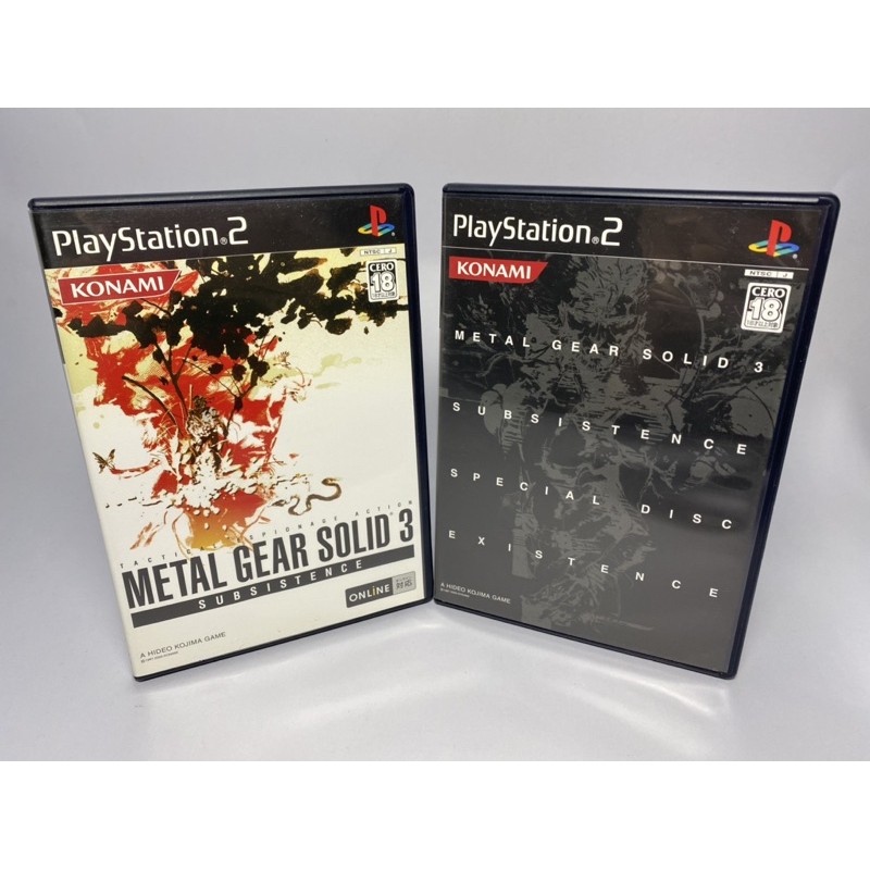 PS2 : Metal Gear Solid 3 : Subsistence + Special Disc | Shopee Thailand