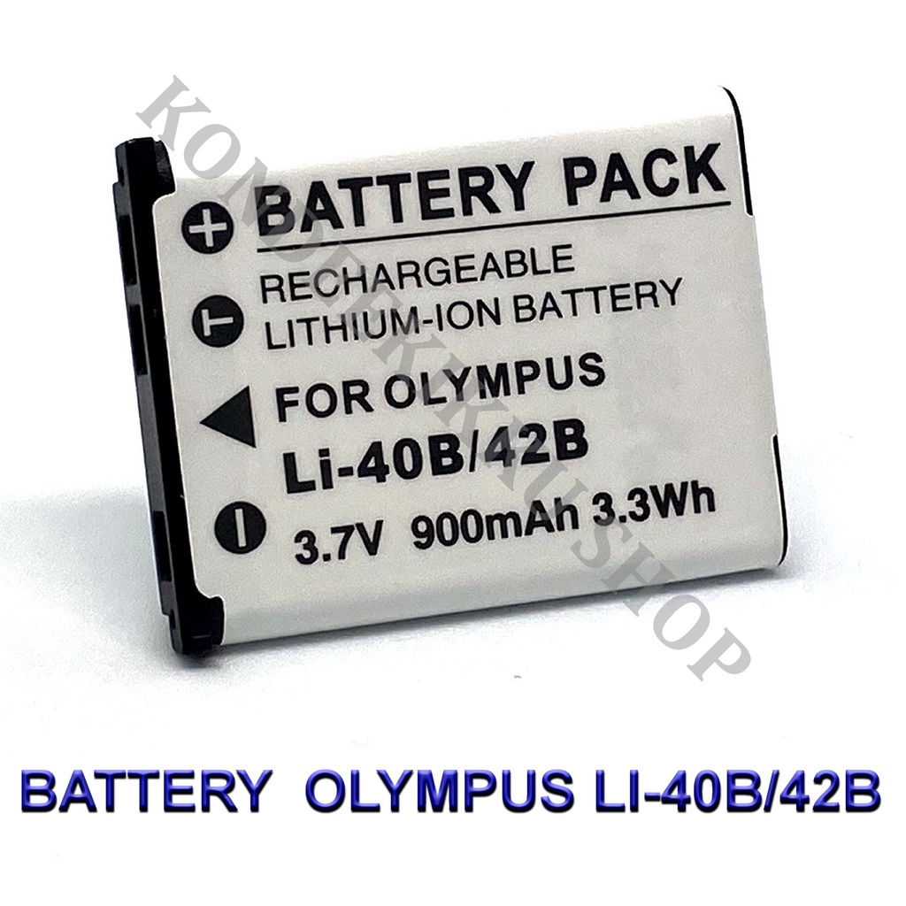 Li-40B \ Li-42B \ Li40B \ Li42B Battery and Charger For Olympus TG-320 ...