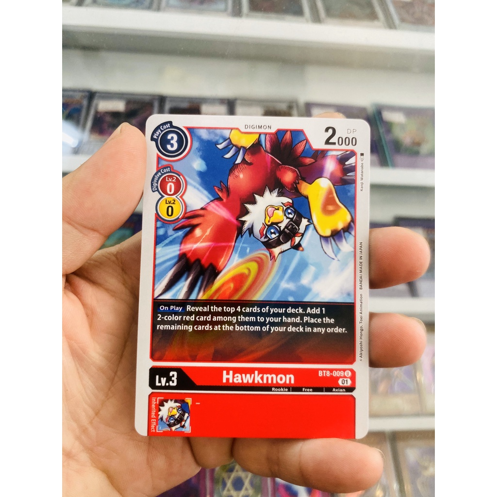 Digimon Card รหัส BT8-009 - Hawkmon - Digimon - Uncommon | Shopee Thailand