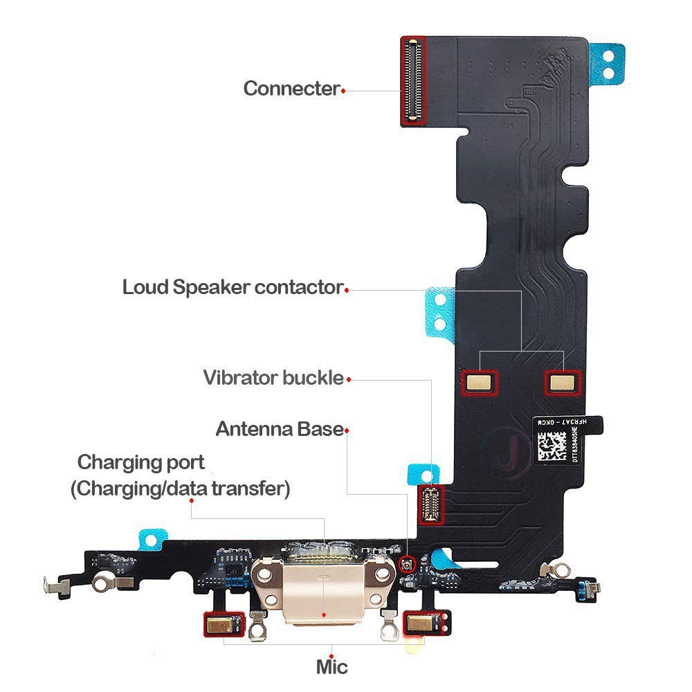 แพรตูดชาร์จ อะไหล่ใช้สำหรับ iP 5 5s 6G 6 plus 6s 6s plus 7G 7 Plus 8G 8 ...