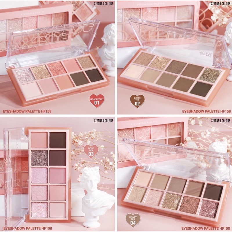 (🔥ของแท้/ส่งไว🔥) Sivanna Color Eyeshadow Palette พาเรทอายแชร์โดว์ 10 ...