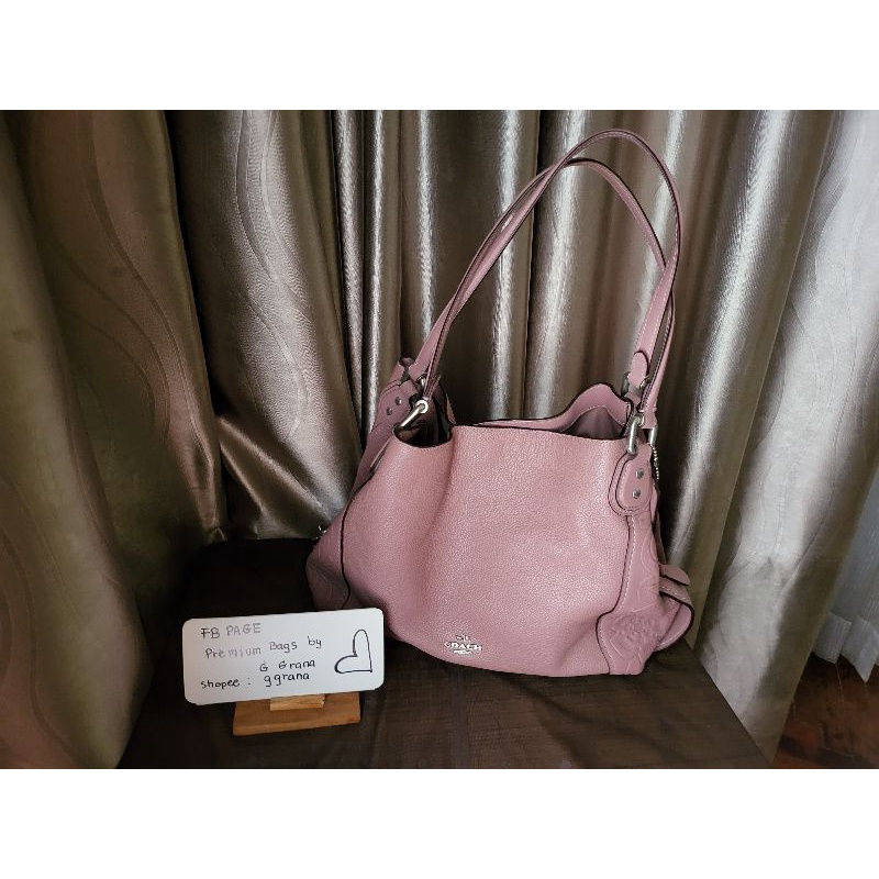 [Used] Coach 12034 Edie Shoulder Bag 31 In Glove-tanned Leather ...