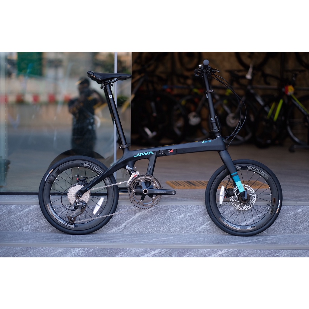 จักรยานพับ JAVA ARIA 18sp Full Carbon FoldingBike วงล้อ 20 นิ้ว | Shopee Thailand