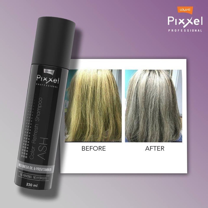 Lolane Pixxel Professional Color Refresh Shampoo ASH ปริมาณสุทธิ 250 ml ...