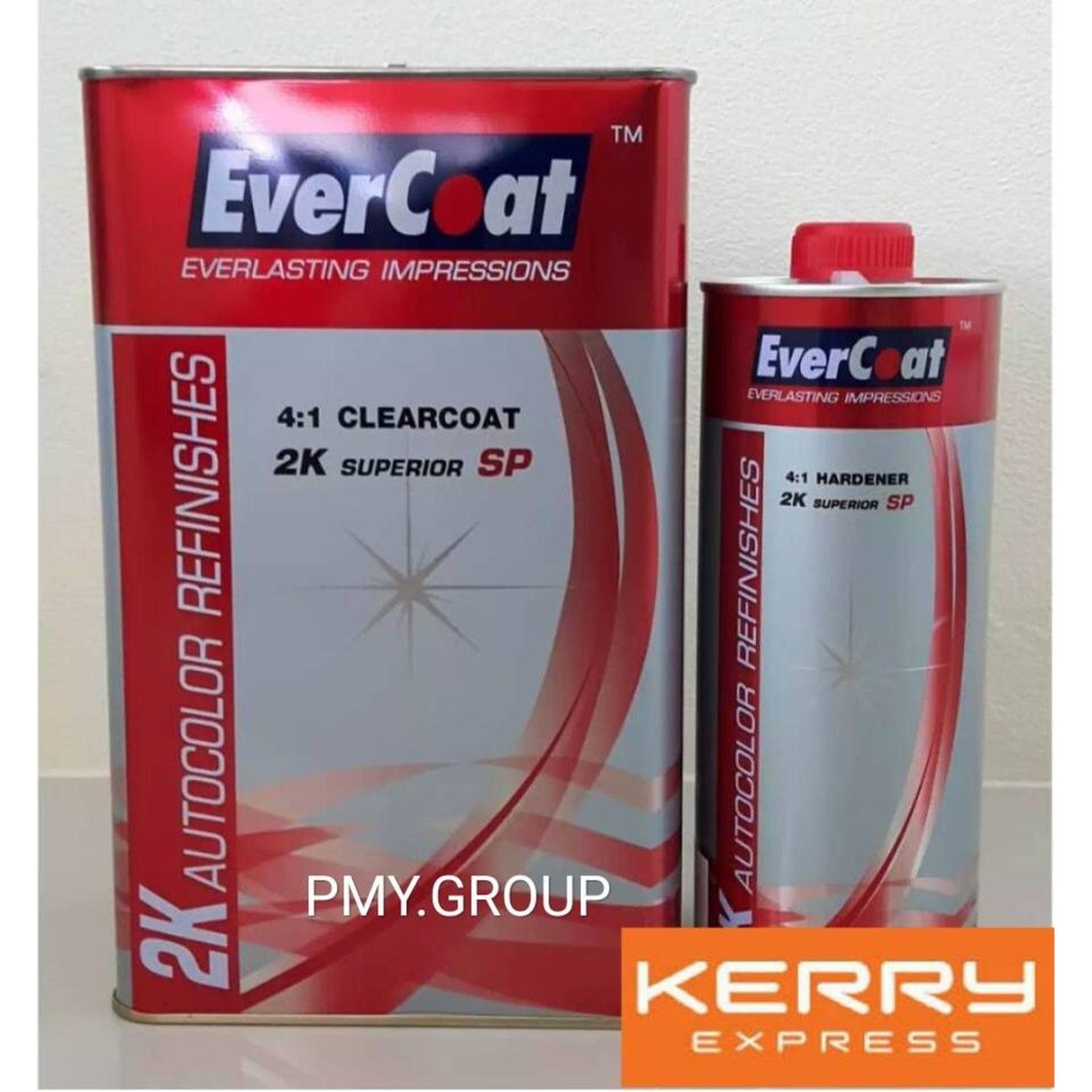 Evercoatเคลียร์โคทเคลือบรถยนต์2K(4:1)ขนาด3.2ลิตร Superior SP | Shopee ...