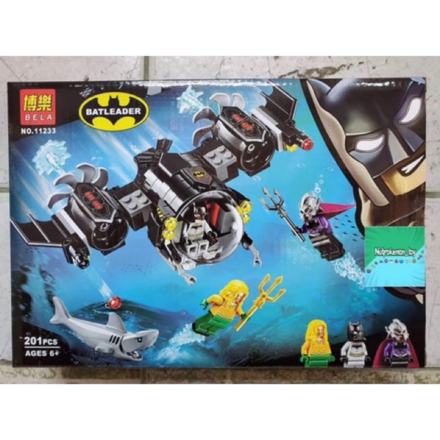 เลโก้ แบทแมน ปะทะ อควาแมน Bela 11233 Batman Batsub and the Underwater ...