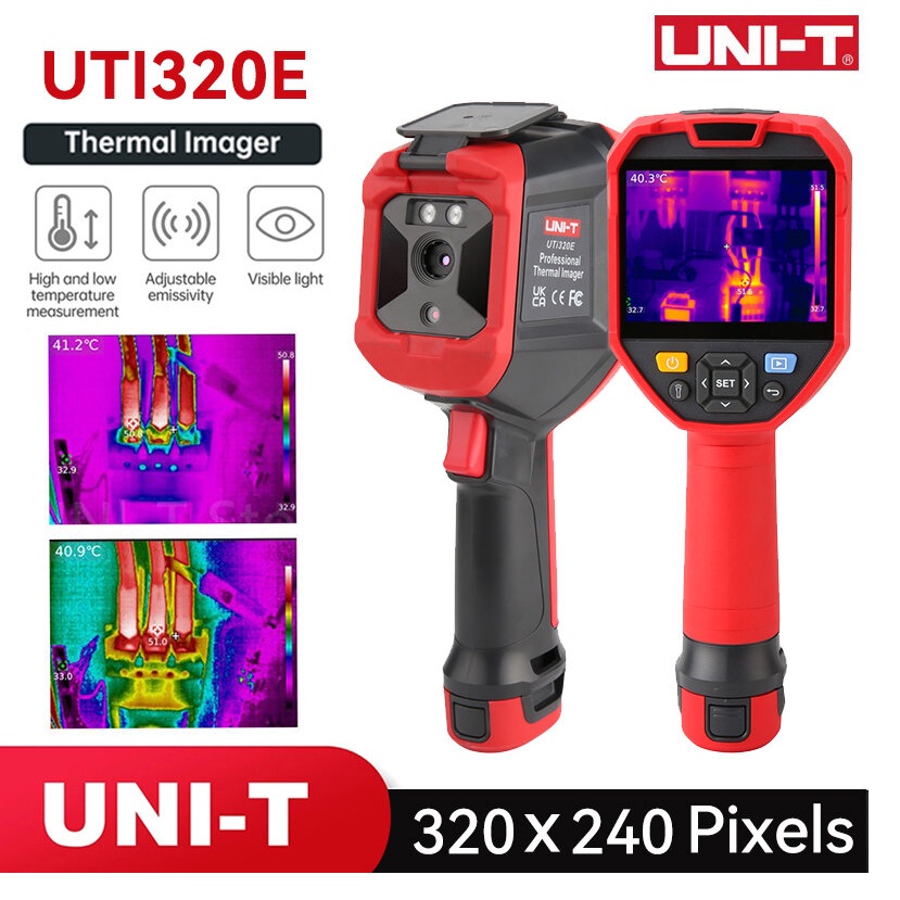 UNI-T UTi320E IP54 Thermal Imager เครื่องวัดอินฟราเรด เครื่องวัด ...