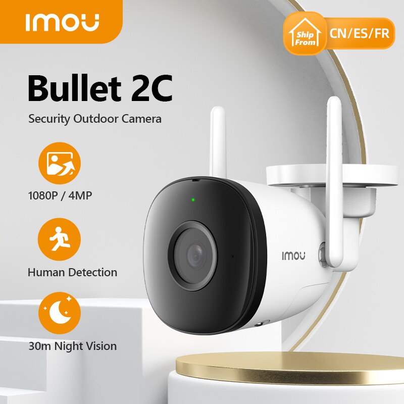 กล้องวงจรปิด Dahua IMOU New Bullet Wi-Fi ,1080P, Outdoor, *มีฮอตสปอร์ต ...