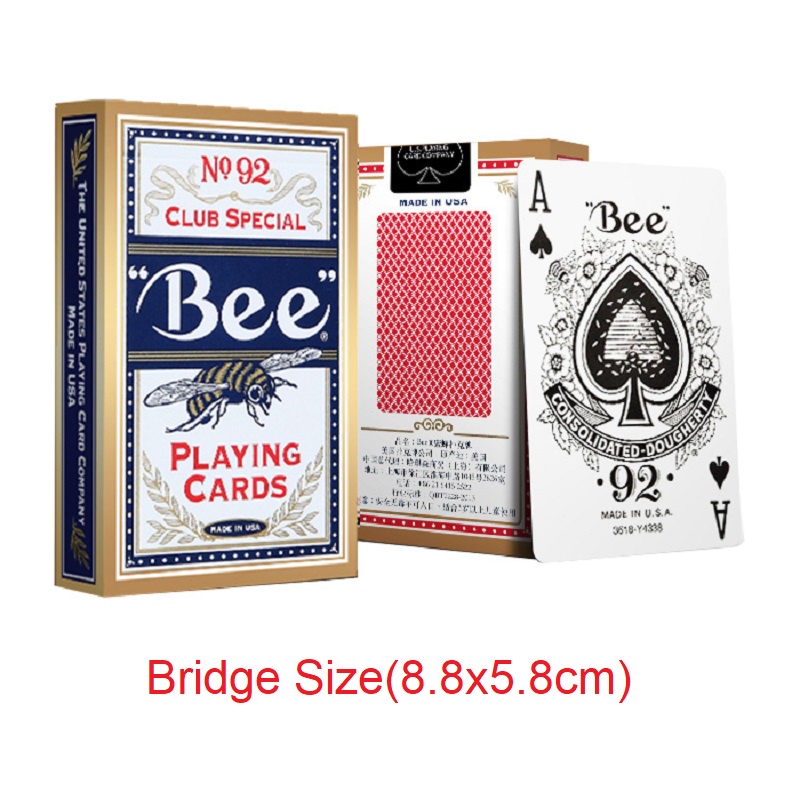 Bee Playing Cards Deck Bridge Size การ์ดเกม Mgaic Tricks | Shopee Thailand