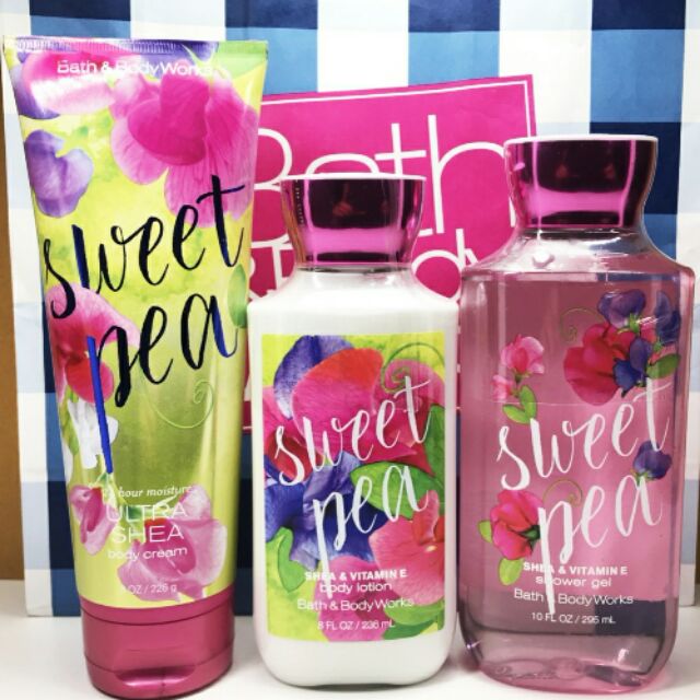 เซต 3 ชิ้นbath And Body Works กลิ่น Sweet Pea Shopee Thailand