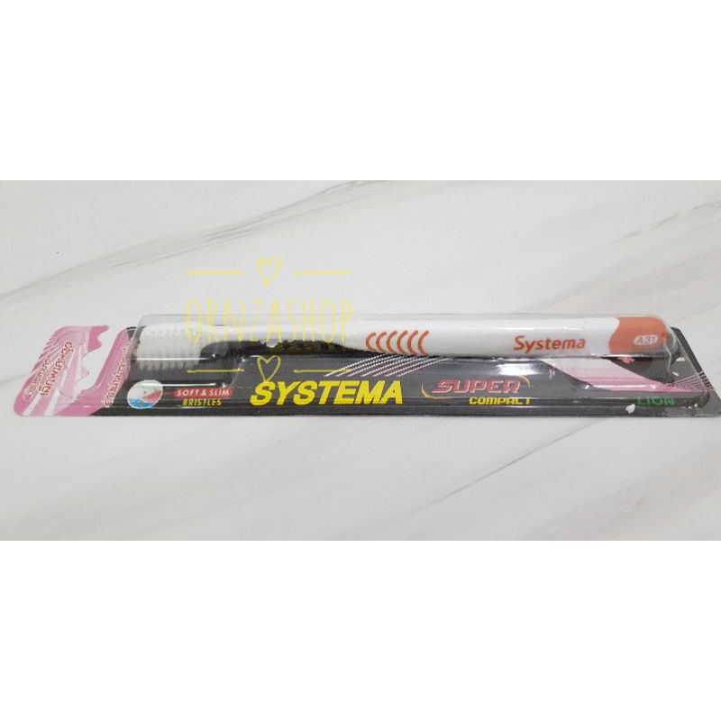แปรงสีฟัน SYSTEMA SUPER COMPACT (A31) หัวแปรงเล็กพิเศษ | Shopee Thailand
