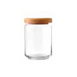 โอเชี่ยนกลาส - โถแก้ว POP JAR,650มล (Wooden Lid) | Shopee Thailand