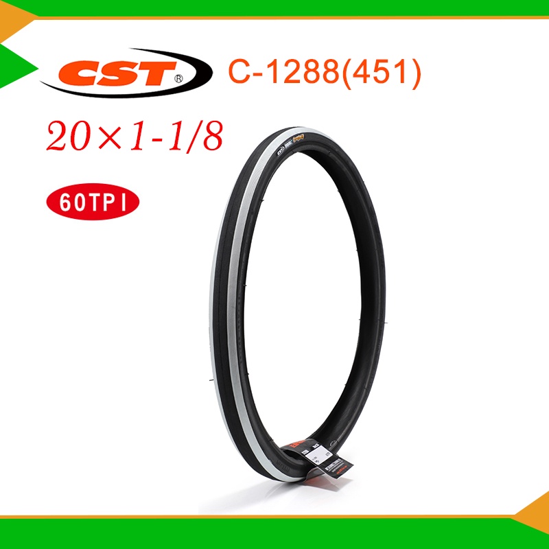 อะไหล่ยางล้อรถจักรยาน CST C1288 20x1-1/8 20×1.35 Speedway WIRE ...