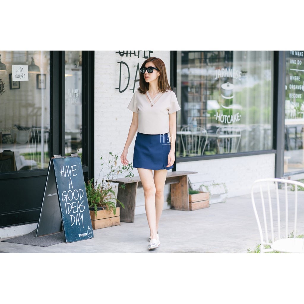 Olivia crop Miladi Brand | Shopee Thailand