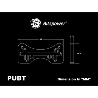 Bitspower PUMP Universal Bracket - Full CNC (Black) | Shopee Thailand