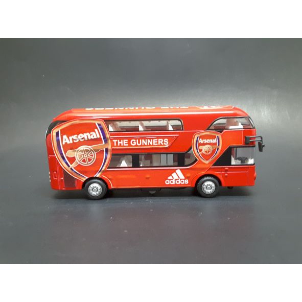 โมเดลรถบัส สโมสรอาเซนอล Bus Model Arsenal ก×ยxส 5×17×7 cm. Bus model ...