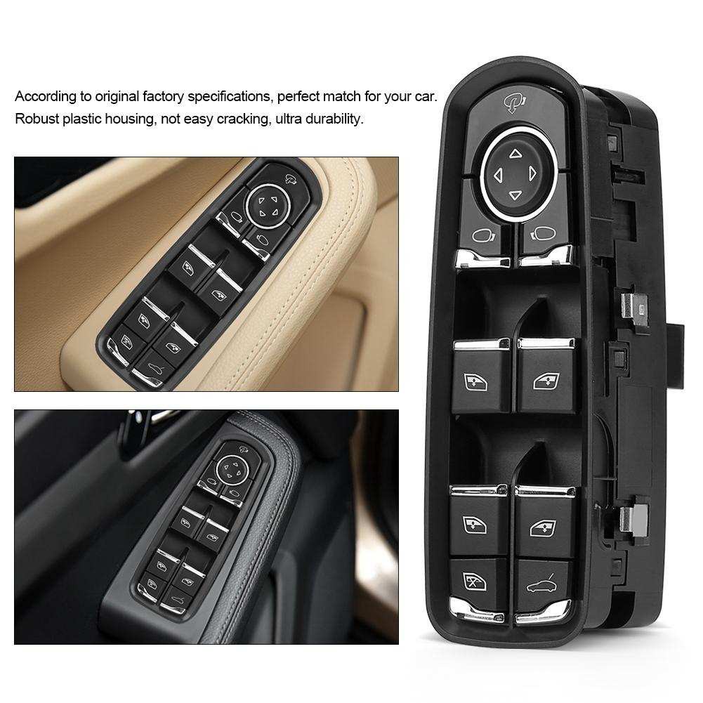 Front Left Side Power Window Master Switch for Porsche Cayman Panamera ...
