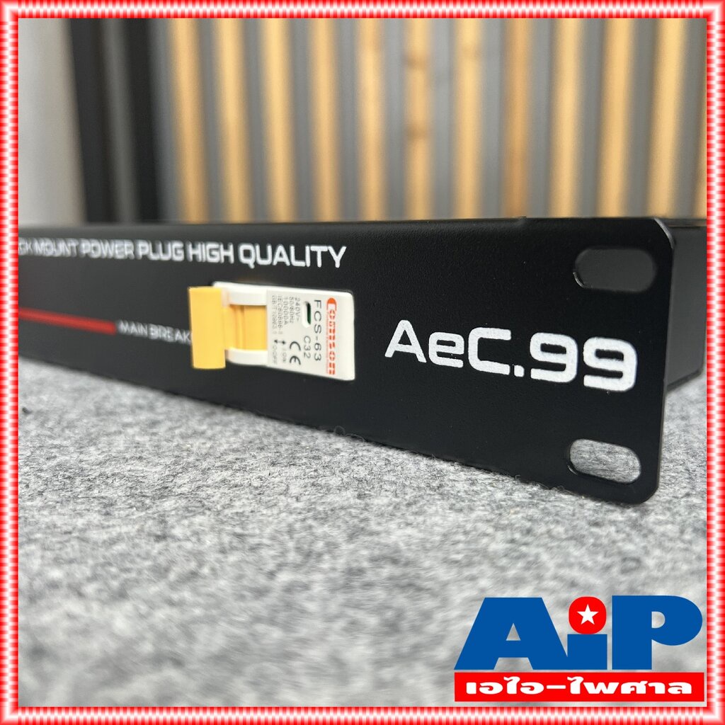 COMSON AEC-99 ปลั๊กRACK โชว์V และ A มีเบรคเกอร์ ปลั๊กไฟติดแร็ค 9 ช่อง USB 2 ช่อง AEC 99 AEC99 ...
