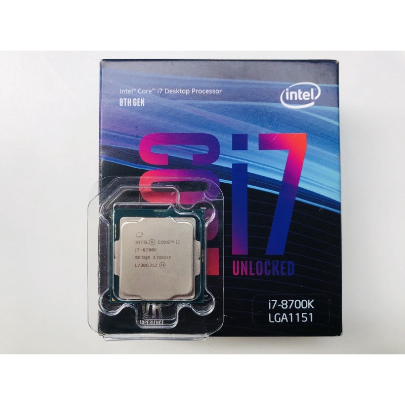 CPU (ซีพียู) Intel Core I7 8700K (4.70GHz) 6C/12T LGA1151v2 ตัวท็อป ...