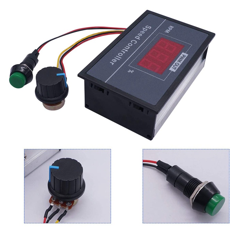 PWM DC Motor Speed Controller with Digital Display 30A PWM | Shopee ...