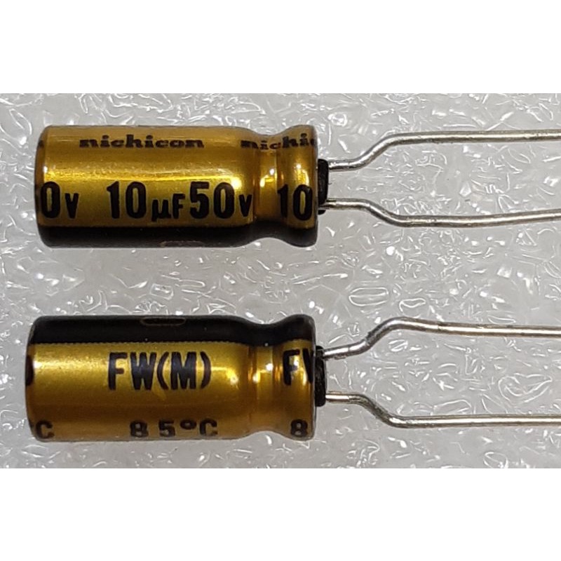 Nichicon FW 10uf 50v capacitor ตัวเก็บประจุ คาปาซิเตอร์ | Shopee Thailand