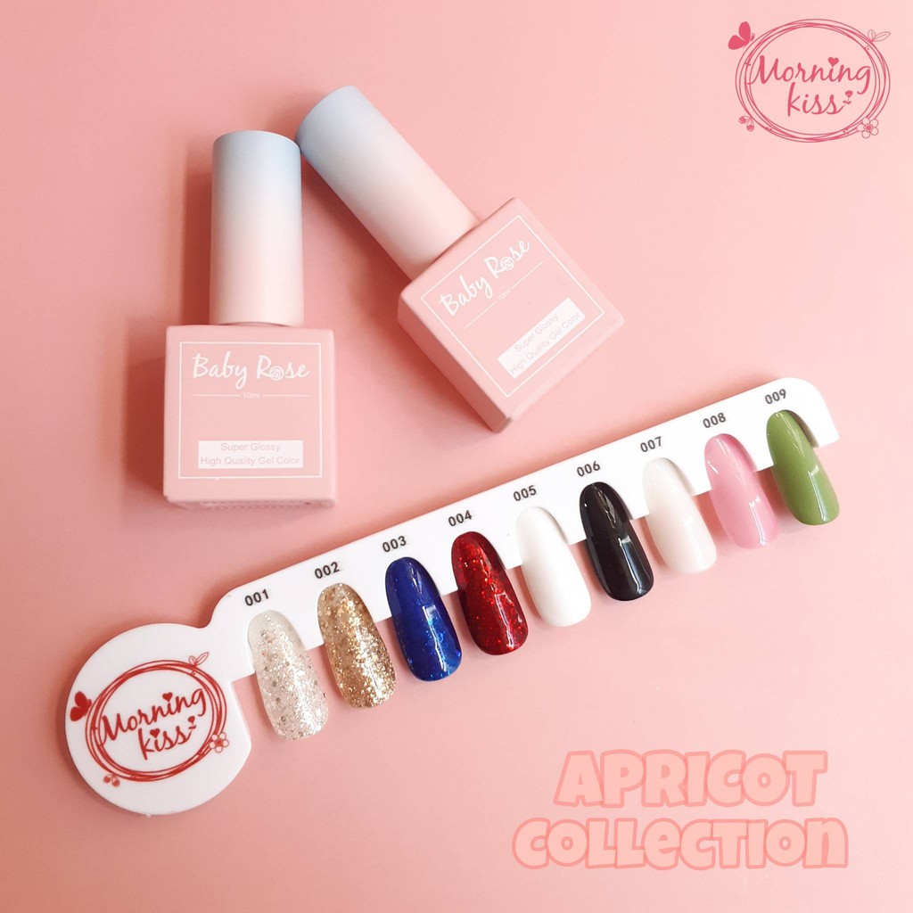 สีเจล สีทาเล็บเจล Baby Rose รุ่น Apricot 10 ml เฉดสีสวยมาก By Morning ...