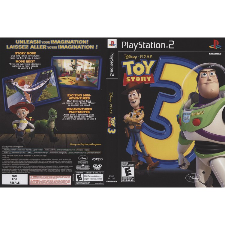 TOY STORY 3 [PS2 US : DVD5 1 Disc] | Shopee Thailand