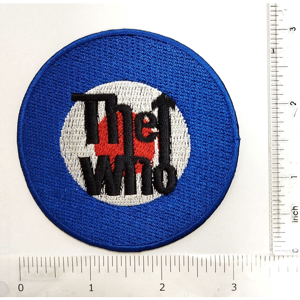 The Who Logo rock band logo โลโก้วงดนตรีร็อค ตัวรีดติดเสื้อ เย็บติด ...