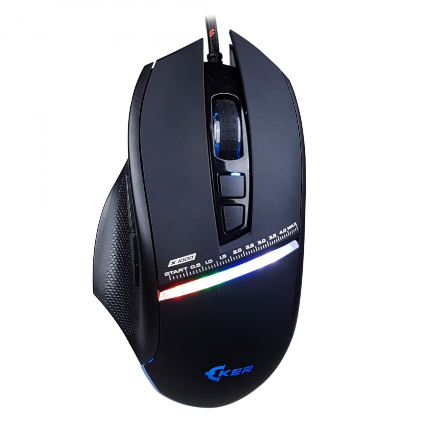 เม้าส์ OKER V68 Laser Mouse Gold Series RGB | Shopee Thailand