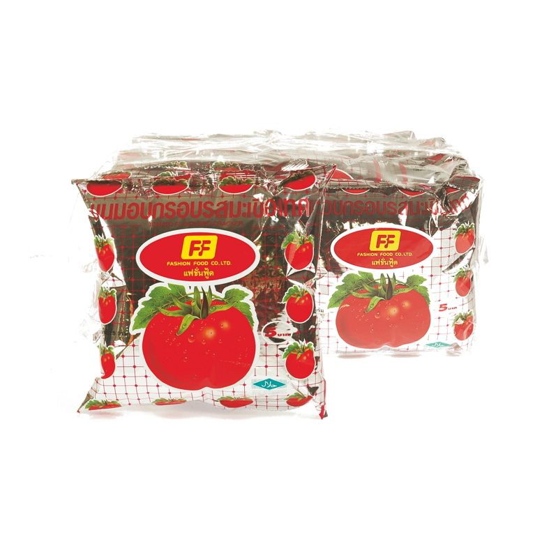 🔥*พร้อมส่ง*🔥 เอฟเอฟ ขนมอบกรอบ รสมะเขือเทศ 15 กรัม แพ็ค 12 ซอง FF Snack ...