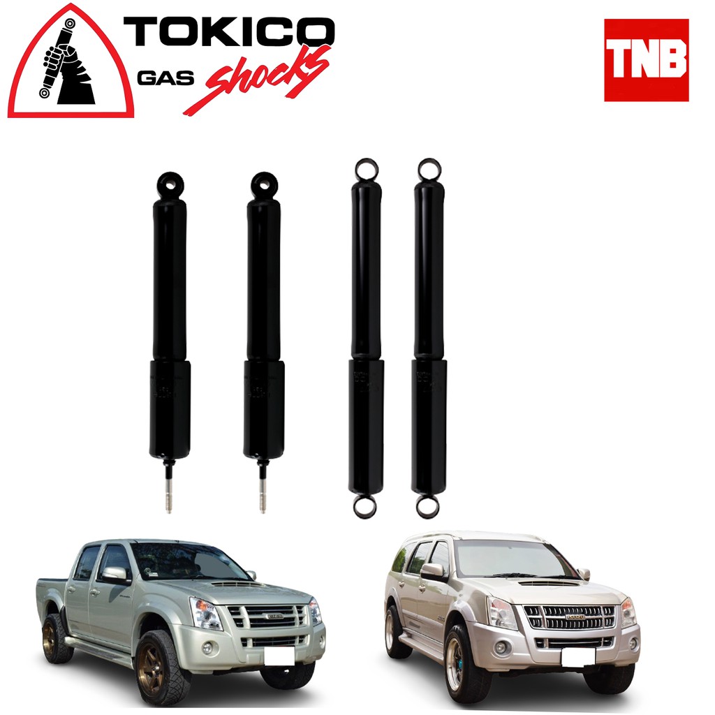 Tokico โช๊คอัพ isuzu d-max dmax 4wd hilander mu7 อีซูซู ดีแม็กซ์ 4x4 ไฮแลนเดอร์ 4x2ยกสูง 4x4 มิว ...