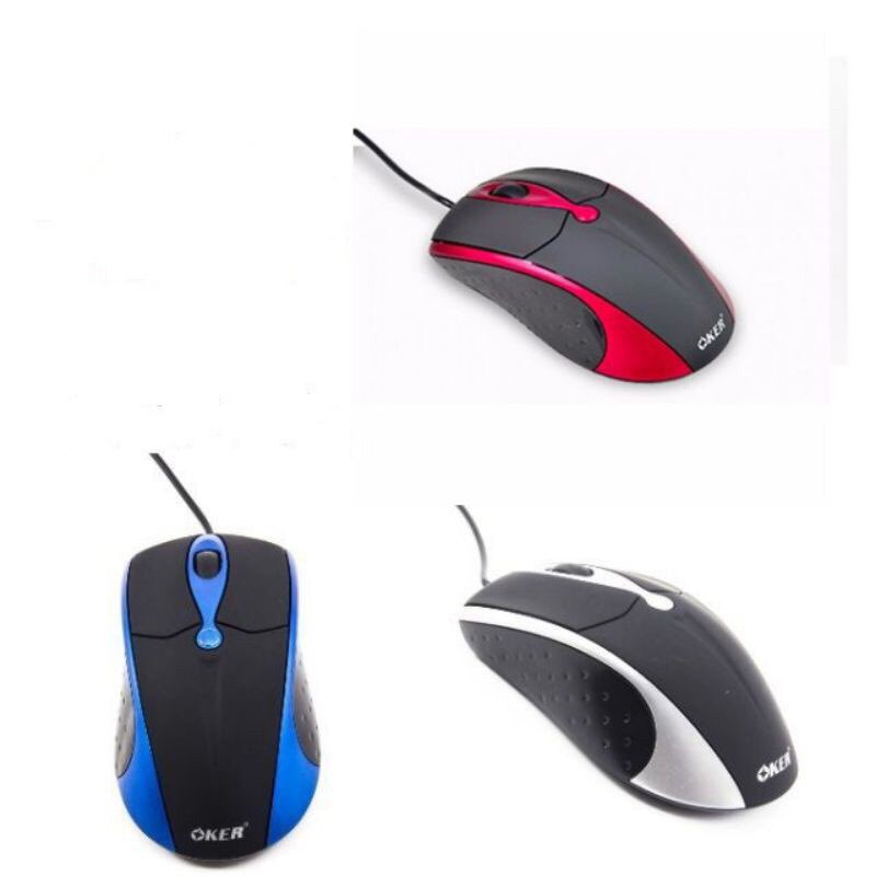 Oker Model:A129 Optical Mouse เม้าส์มีสาย | Shopee Thailand