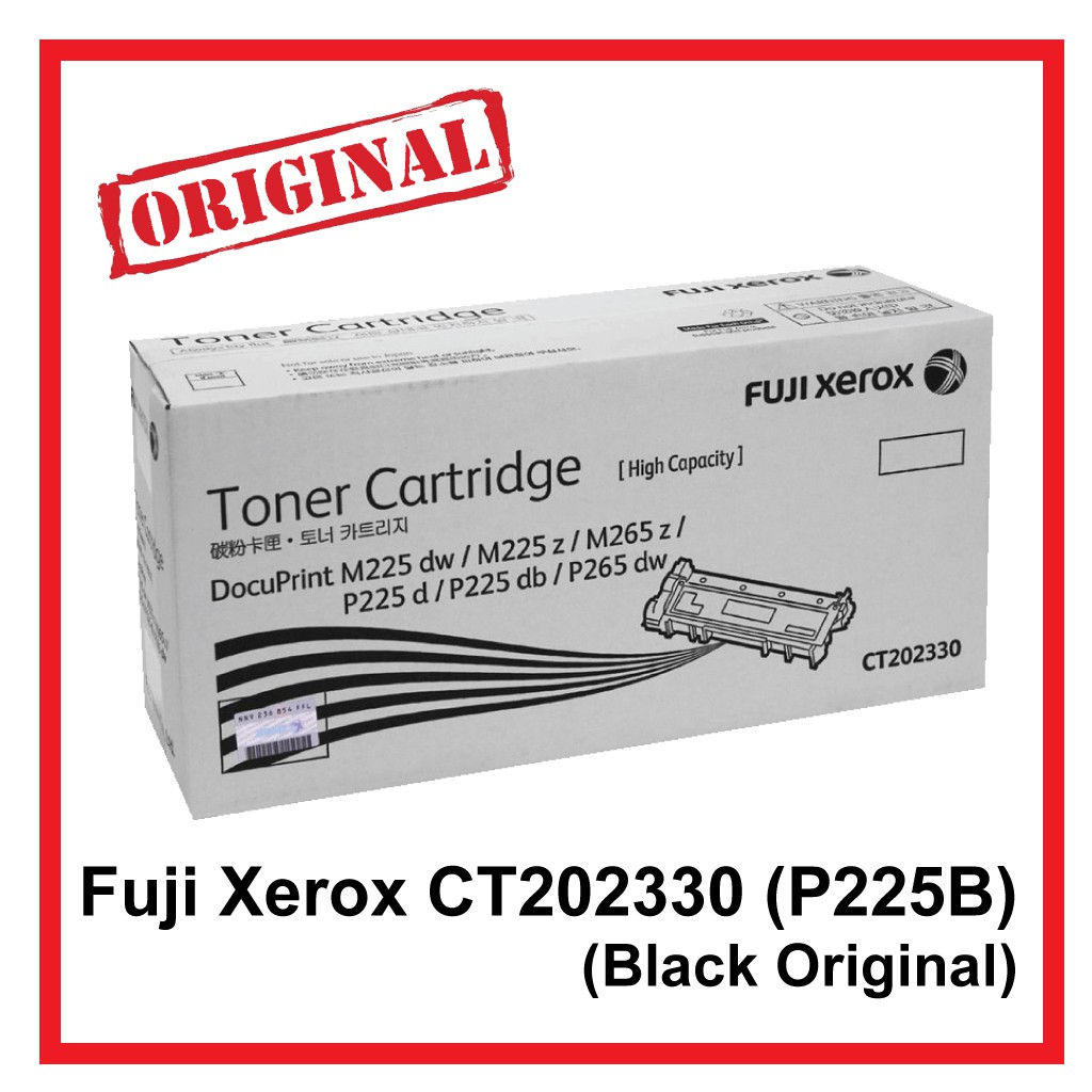 FUJIXEROX CT202330 Black Original LaserJet Toner Cartridge (P225ฺฺB ...