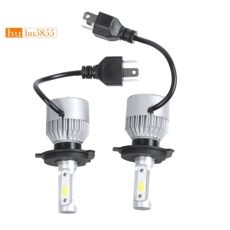 ？ขายดี?หลอดไฟหน้ารถยนต์ led S2 H4 72W 8000LM Hi/Lo Beam 2 ชิ้น | Shopee Thailand