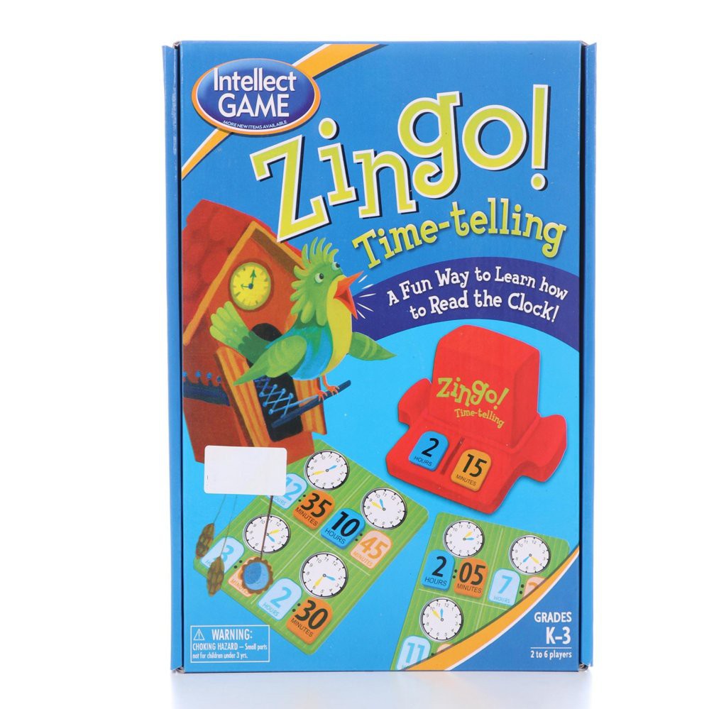 Zingo Time Telling Bingo เกมส์บิงโกบอกเวลา | Shopee Thailand