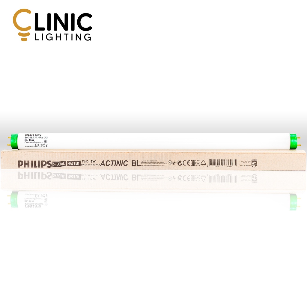 Philips หลอดไฟดักยุง 15W สำหรับดักจับยุง และแมลง Actinic BL TL-D 15W ...