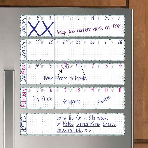 Rolling Calendars : RCLAMZ001* กระดานปฏิทินแม่เหล็ก Rolling Calendars ...
