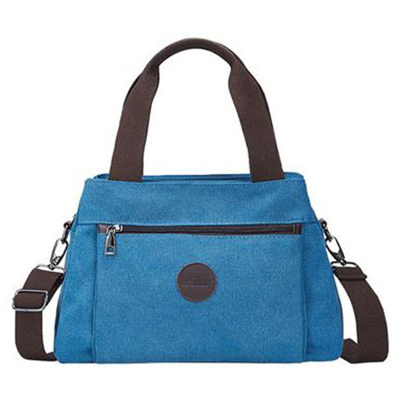 กระเป๋าผ้า รุ่น CVW-078 (C4-050) มีหูหิ้ว พร้อมสายสะพาย | Shopee Thailand